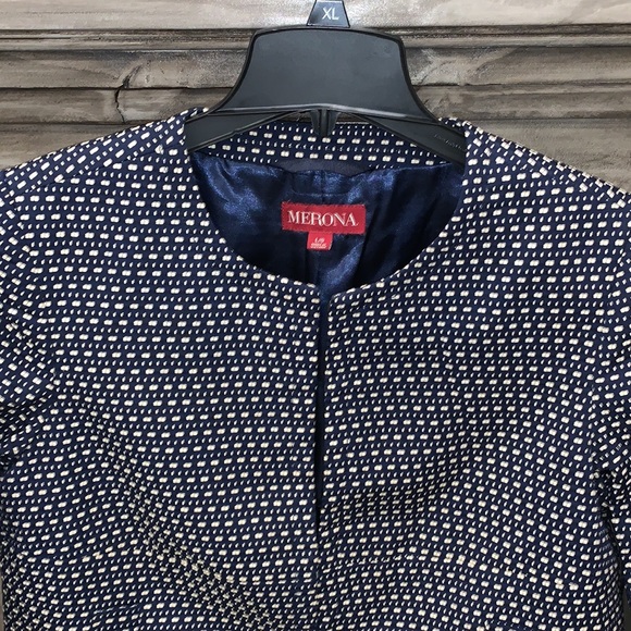 Merona | Jackets & Coats | Nwot Womens Merona Navywhite Fully Lined ...